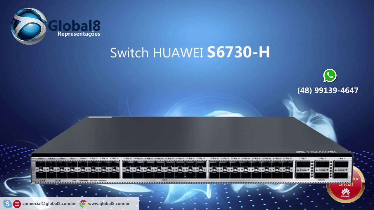 Switch Huawei 6730 - YouTube
