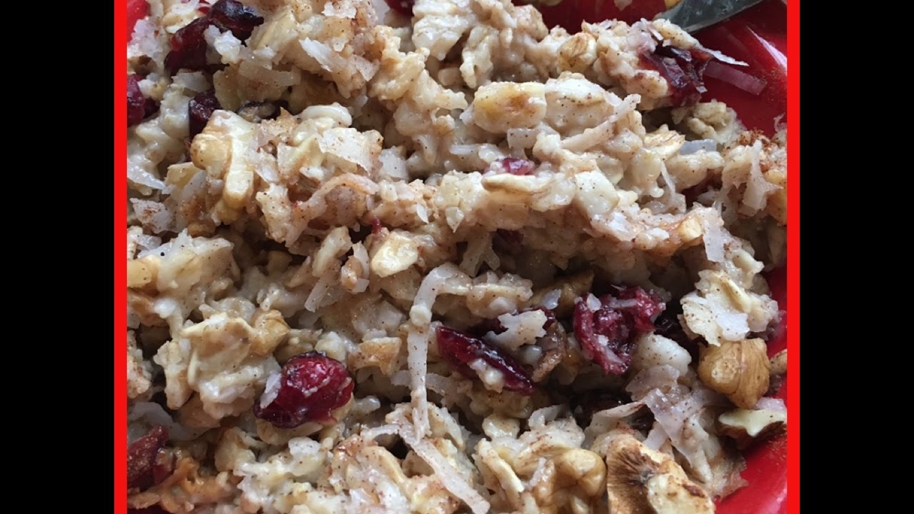 Daniel Fast - Vegan "Add IN's" for your Oatmeal - YouTube