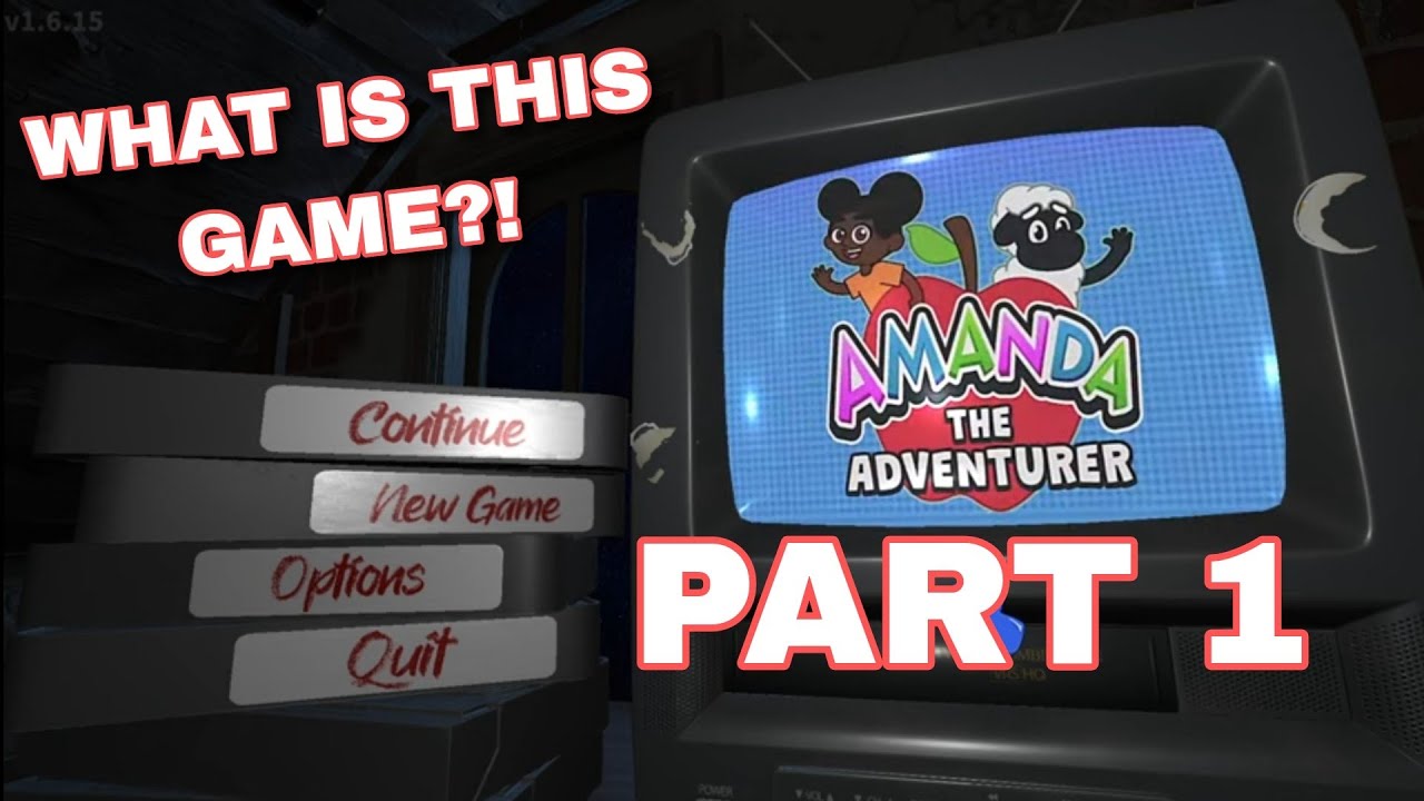 WHAT THE HELL IS THIS GAME?! AMANDA THE ADVENTURER PART 1 - YouTube