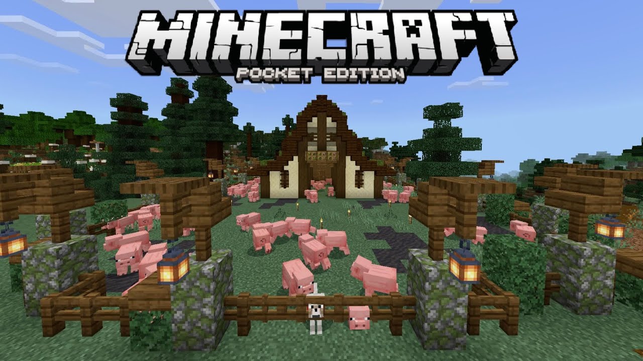 My Pig Barn! - Minecraft Survival Ep. 32 - YouTube