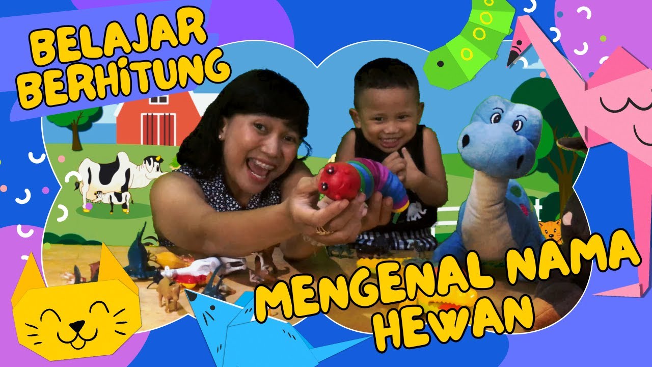 BELAJAR MENGENAL NAMA HEWAN DAN BERHITUNG SAMBIL BERMAIN - YouTube