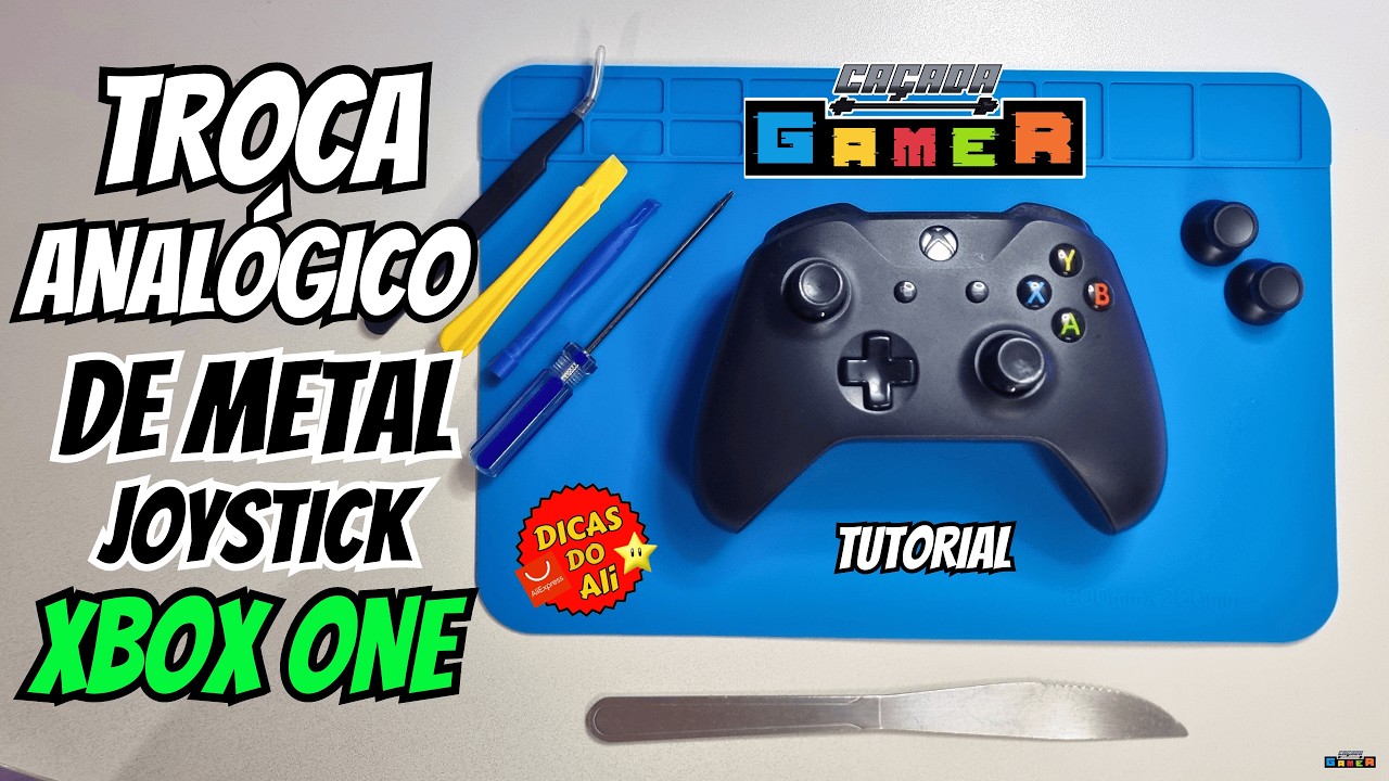 Analógico de METAL para Xbox One! TUTORIAL de Troca - YouTube