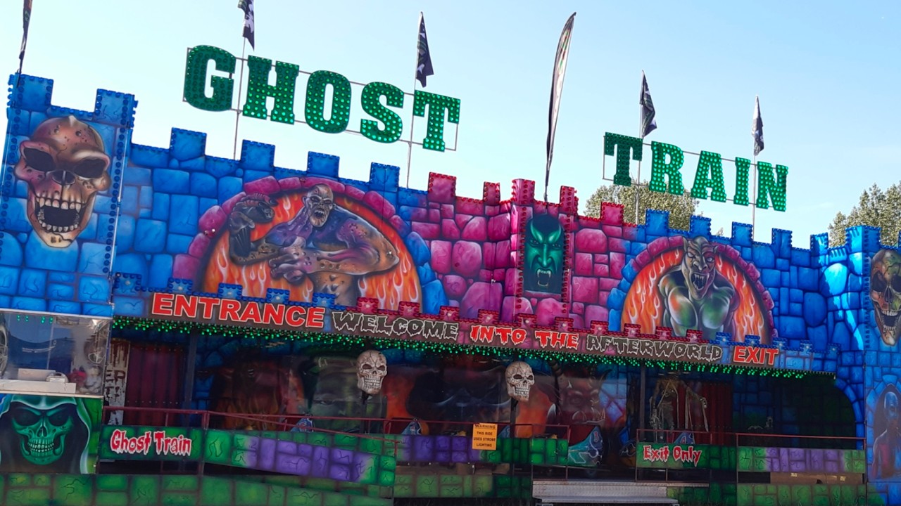 Ghost Train (William Cowie) - On-ride POV - The Hoppings 2025 - YouTube