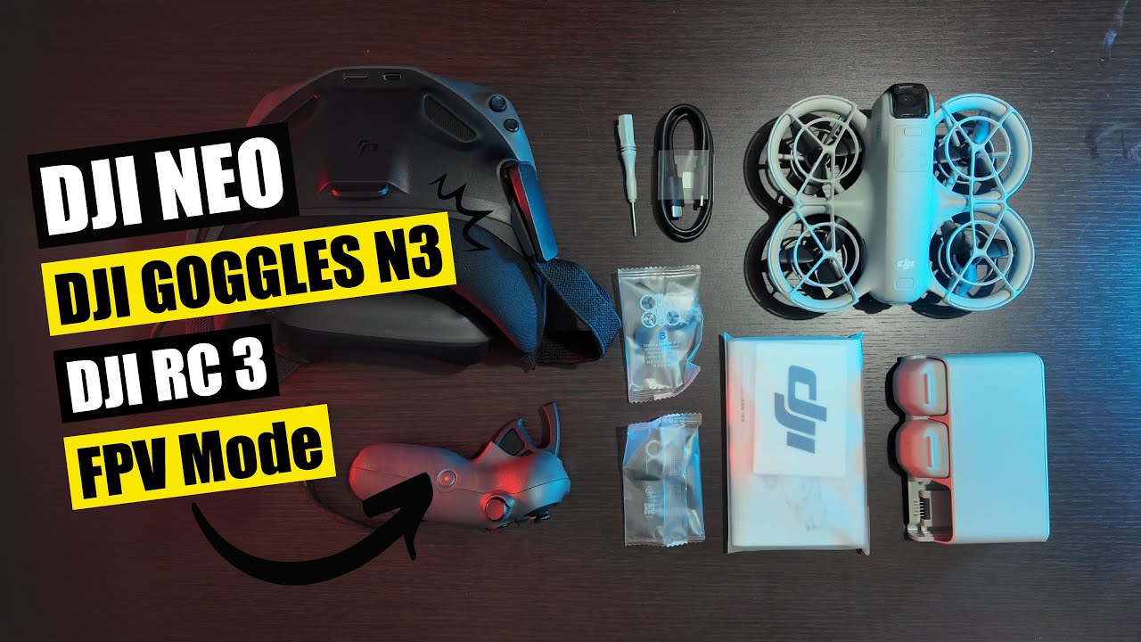 DJI Neo FPV Mode with DJI Goggles N3 and DJI FPV RC3 - YouTube
