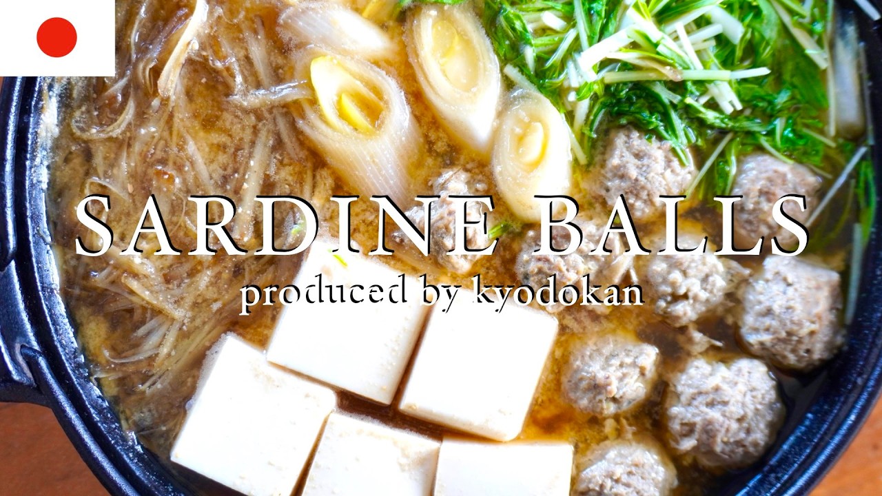 How to make Japanese sardine fish balls nabe(hotpot). Healthy and ...