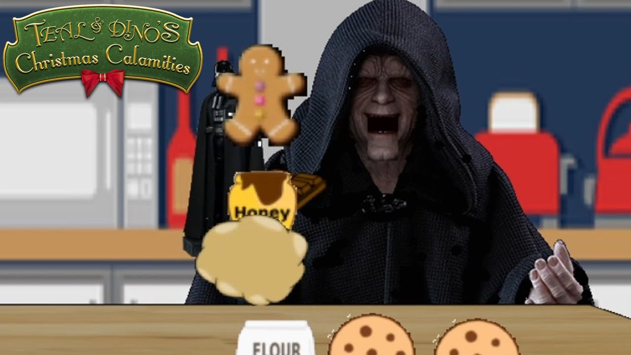 Darth Vader Feeds The Emperor Cookies ...also there are Christmas ...