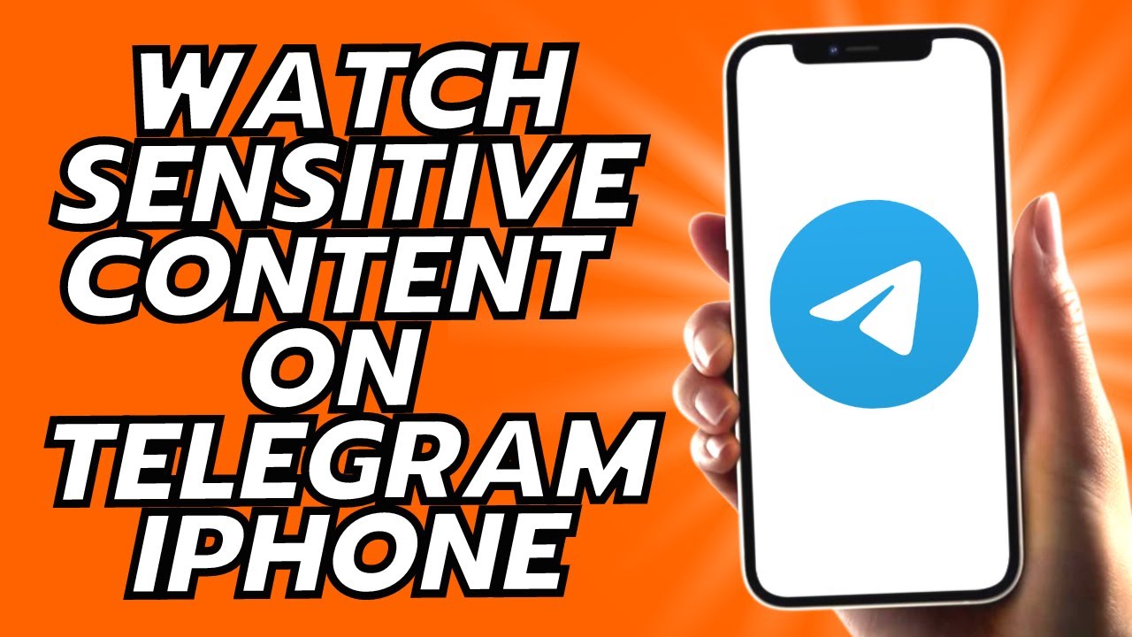 How To Watch Sensitive Content On Telegram iPhone - YouTube
