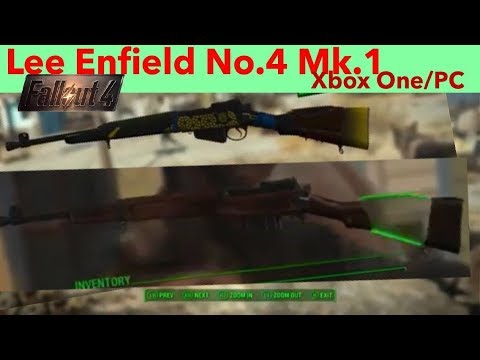 Fallout 4 Xbox One/PC Mods|Lee Enfield No.4 Mk.1 - YouTube