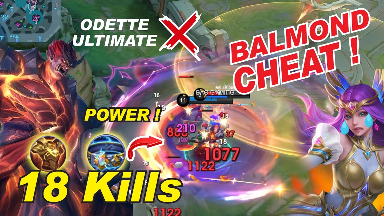 18 Kill PLAY CHEAT ? HYPER BALMOND dare go in Odette Ultimate ! Best ...