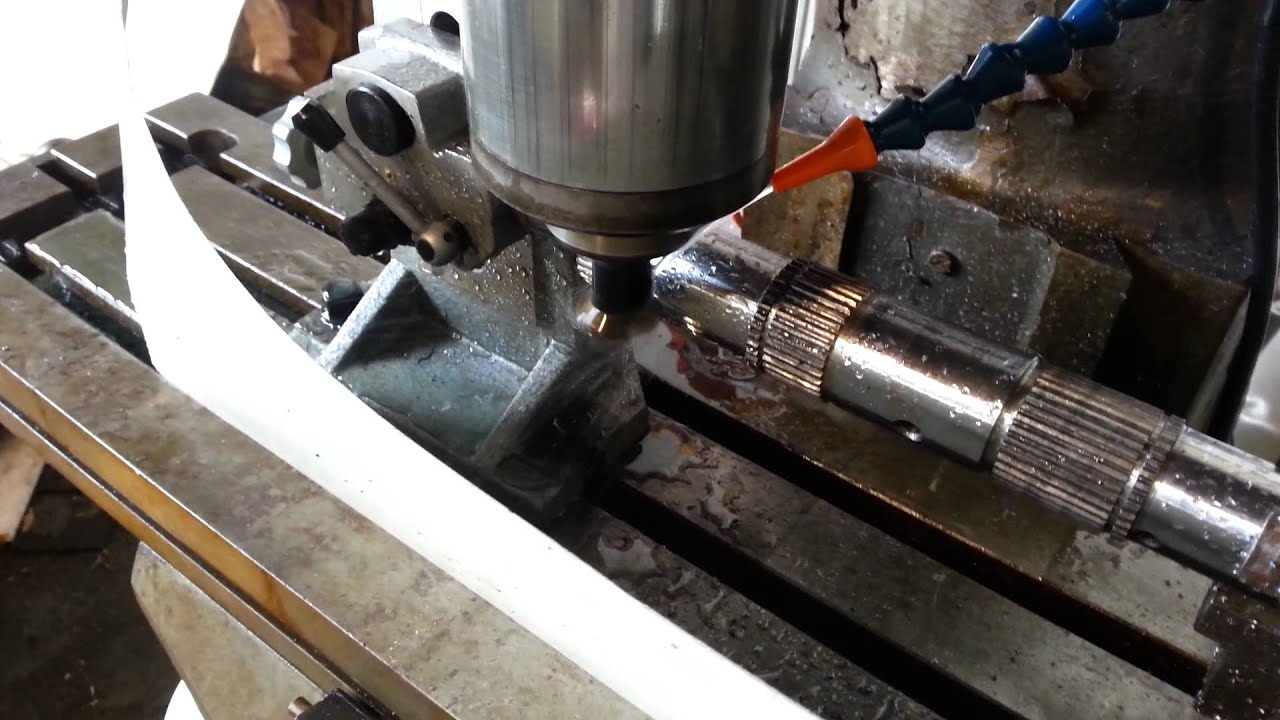 Cutting Splines In Transmission Output Shaft YouTube cutting-splines-in-transmission-output-shaft-youtube