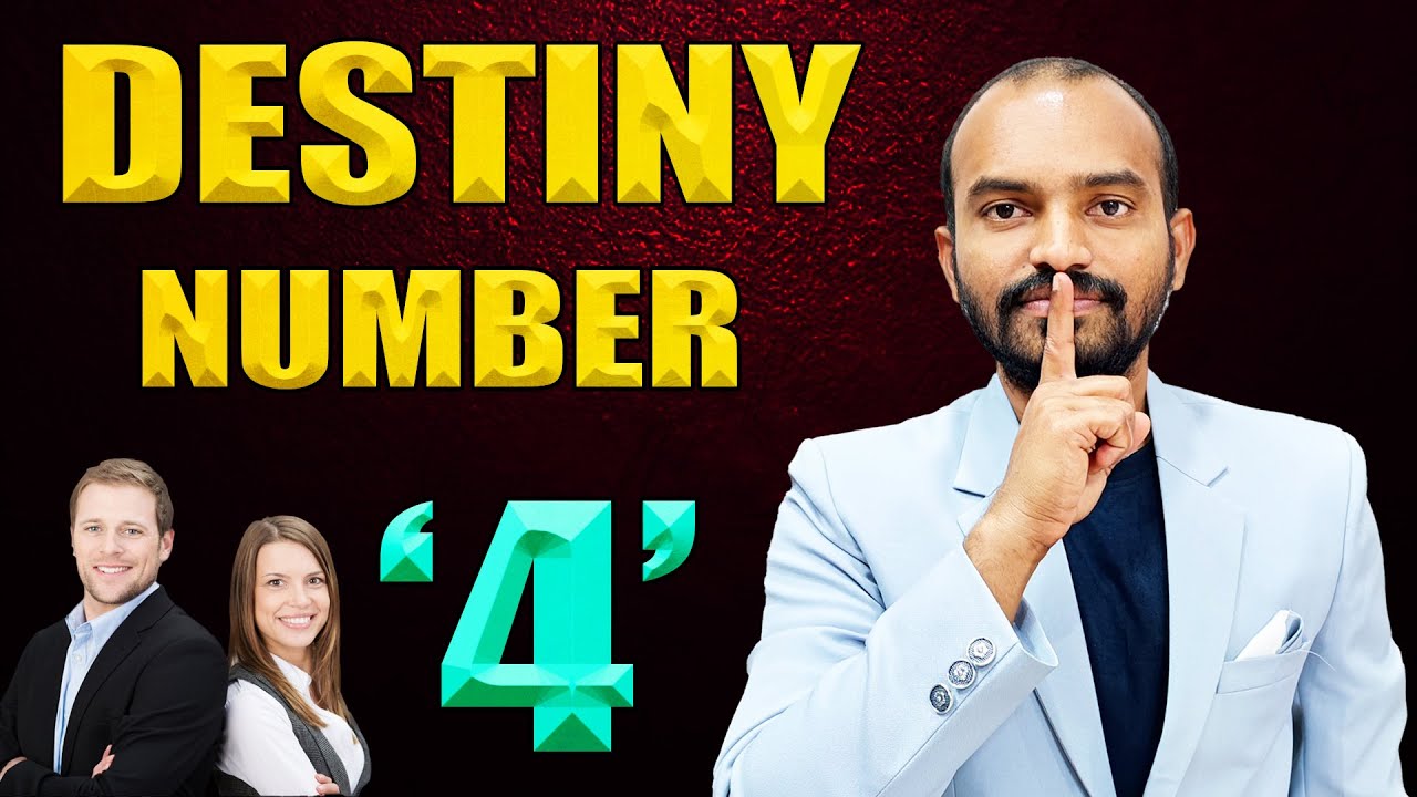 Destiny Number 4 Numerology | Destiny Number 4 Future Prediction ...