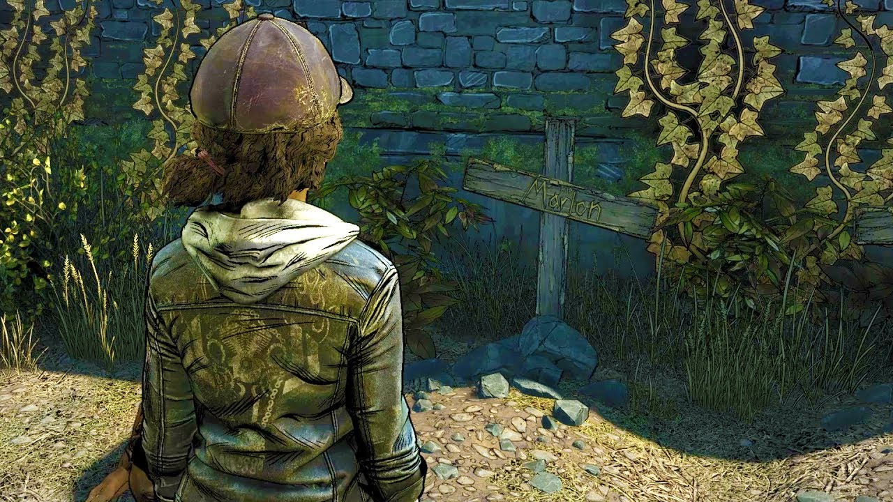 Clementine Spits on Marlon's Grave (Telltale Walking Dead Final Season ...
