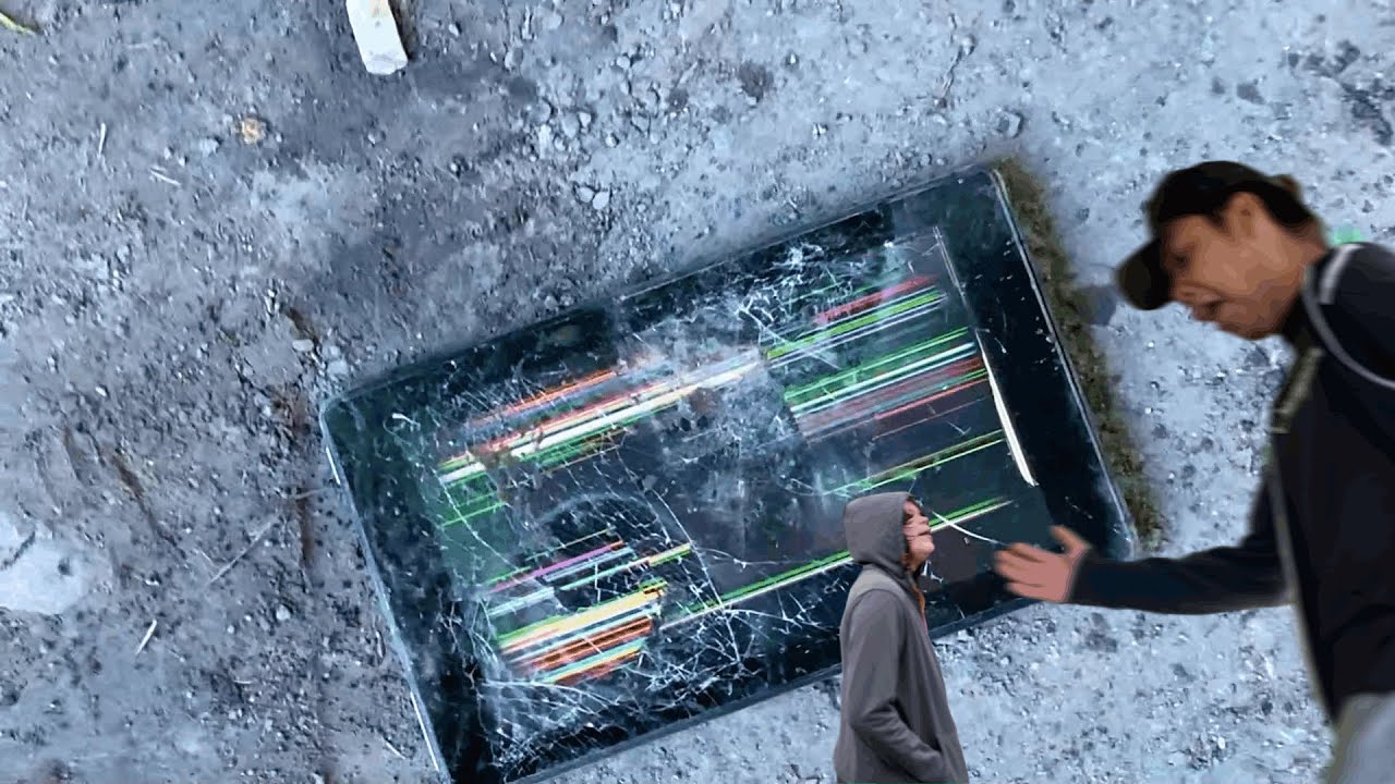 Smashing a Tablet and a xbox - YouTube