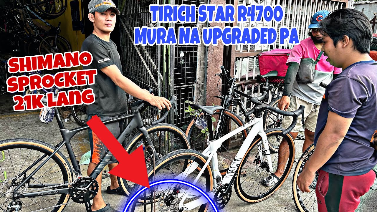 TIRICH STAR R4700 GRAVEL BIKE UPGRADED SPROCKET SHIMANO PIRO MAS MURA ...