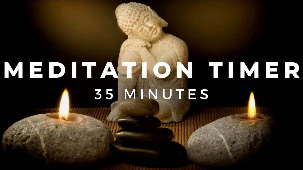 35 Minute Meditation Timer With Bell | Unguided | No Music - YouTube