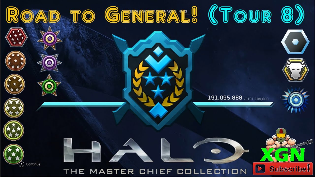 Halo MCC Road to General Rank in Tour 8 (Diamond tier 2)! - YouTube