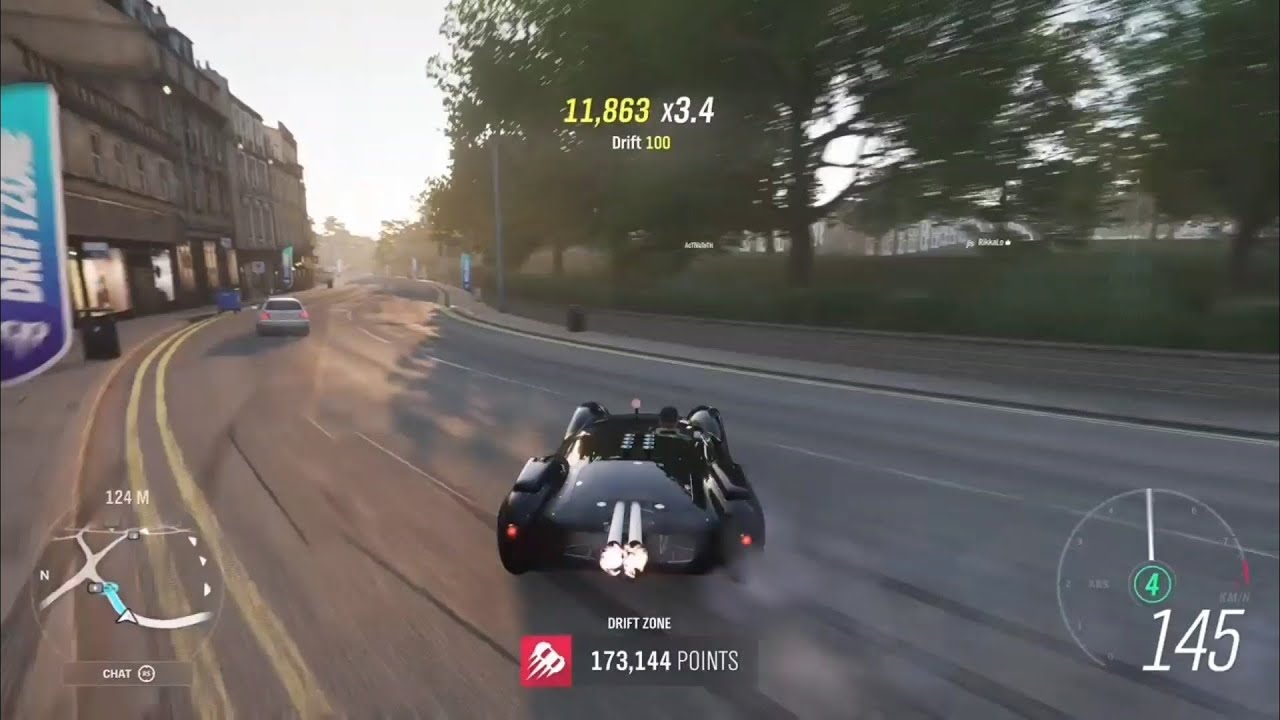 Forza Horizon 4 - City suburbs driftzone 203K points run!! | NO REWINDS ...