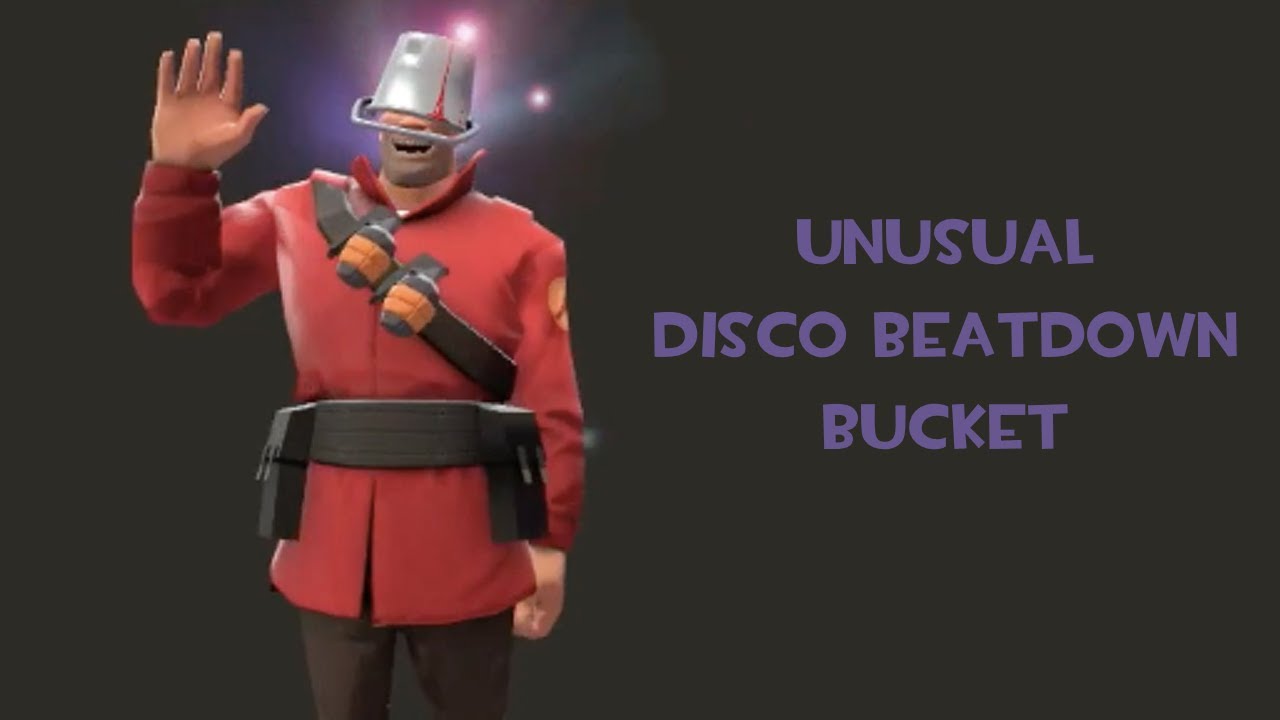 [TF2] Unusual Showcase: Disco Beatdown Brain Bucket - YouTube