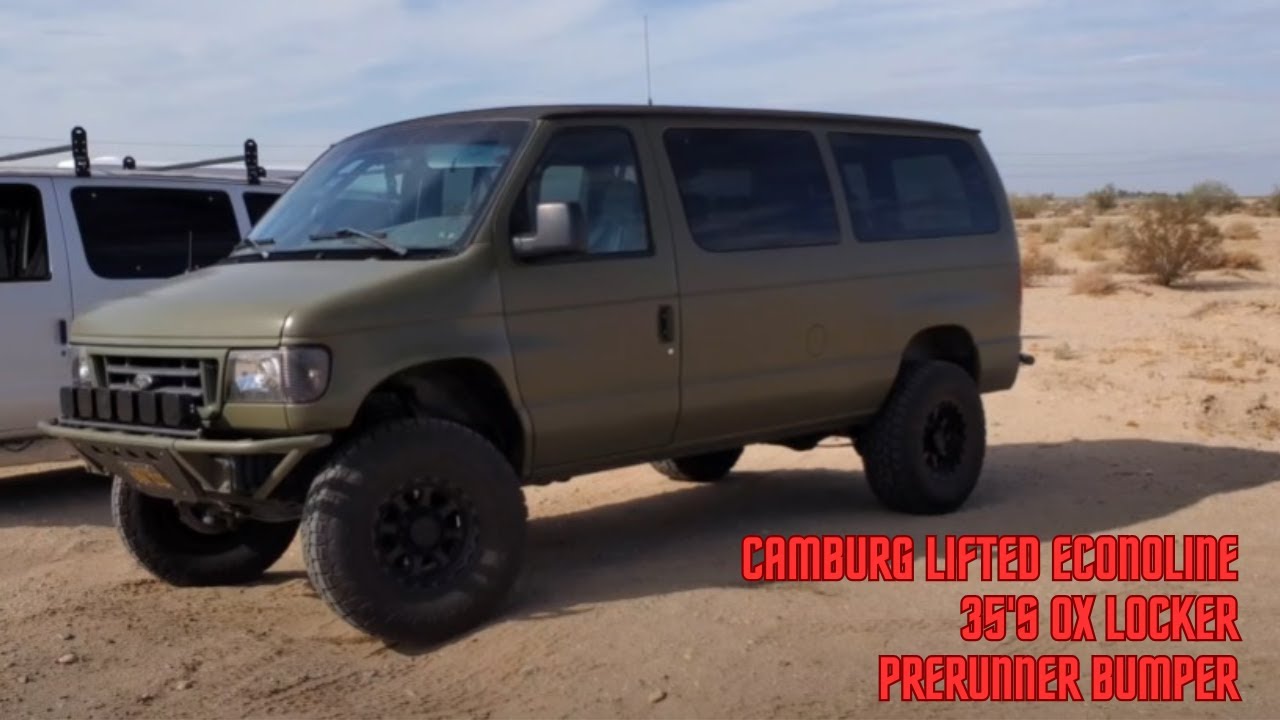 Prerunner style Camburg lifted Ford Econoline E-series on 35's | Lifted ...
