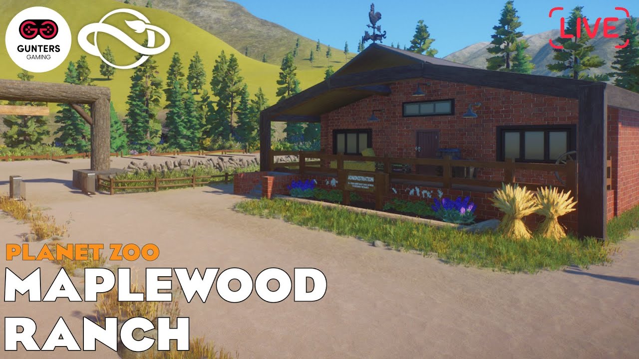 Welcome Back To Maplewood Ranch! | Planet Zoo Sandbox Live - YouTube