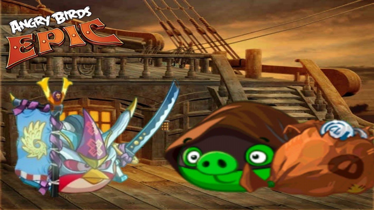 ANGRY BIRDS EPIC. MOD CAVE 28 BY @ItsmeKilligan. OUTLAW'S OUTPOST ...