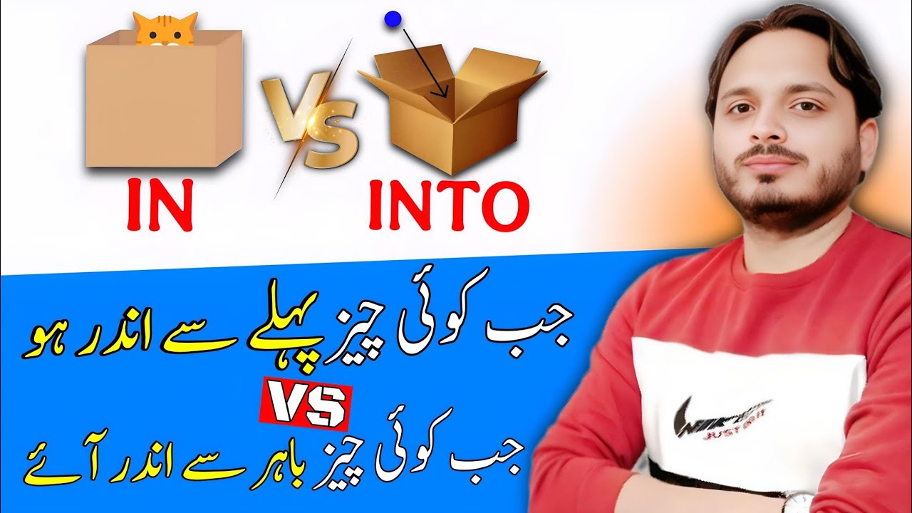 In vs Into | Preposition | By Syed Ali Raza Kazmi - YouTube