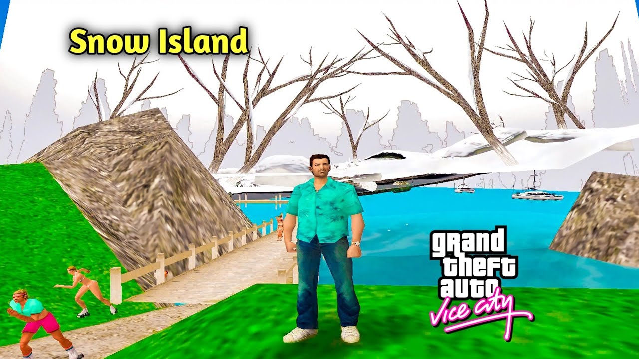How To Install New Snow Island Map Mod In GTA Vice City | Secret Island ...