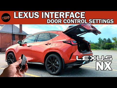 LEXUS INTERFACE - Door Control Settings - 2ND GEN LEXUS NX - YouTube