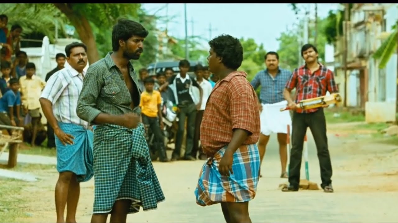 Actor soori and black pandi playing cricket #soori #sooricomedy # ...