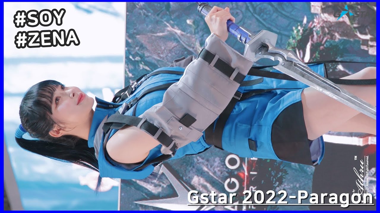 Model.SOY 소이 'PARAGON: THE OVERPRIME - ZENA' Gstar 지스타 2022 넷마블 Netmarble 파라곤 제나 코스프레 4k60p ...