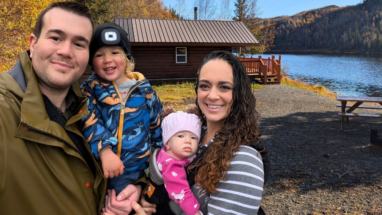 Off Grid Fall Camping in Alaska: Public Use Log Cabin Adventure - YouTube