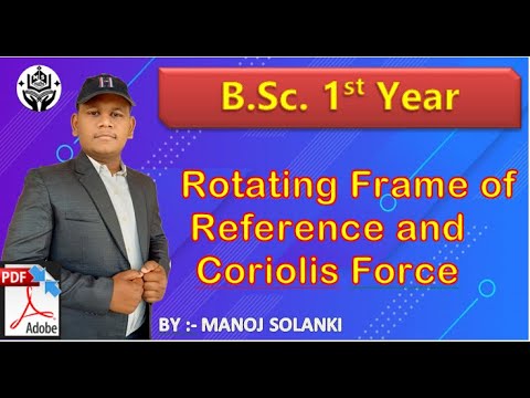 rotating frame of reference and Coriolis force || formula derive ...