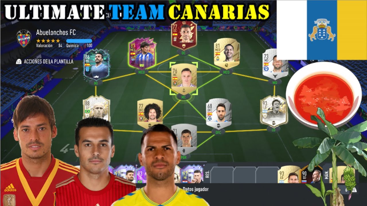 🌴 ULTIMATE TEAM ISLAS CANARIAS 🌴 LA MAGIA DEL FÚTBOL CANARIO EN FUT ...