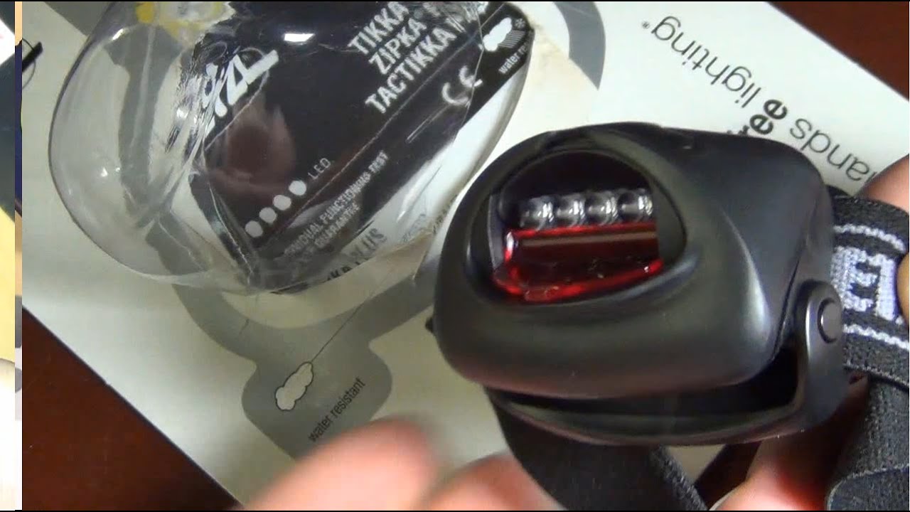 Petzl E49P Tactikka Plus Headlamp quick test - YouTube