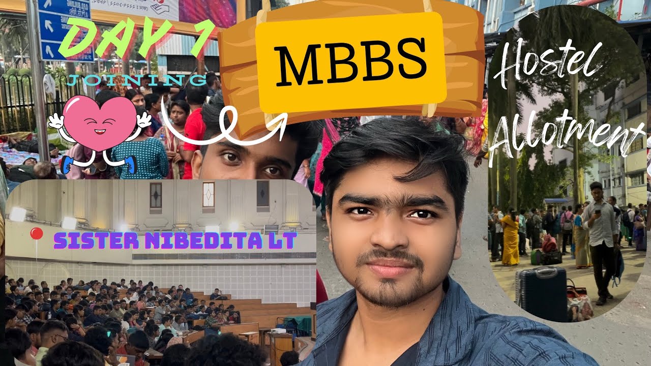 MBBS DAY 01 🔥 | NRS MEDICAL COLLEGE , KOLKATA , ORIENTATION ,HOSTEL ...