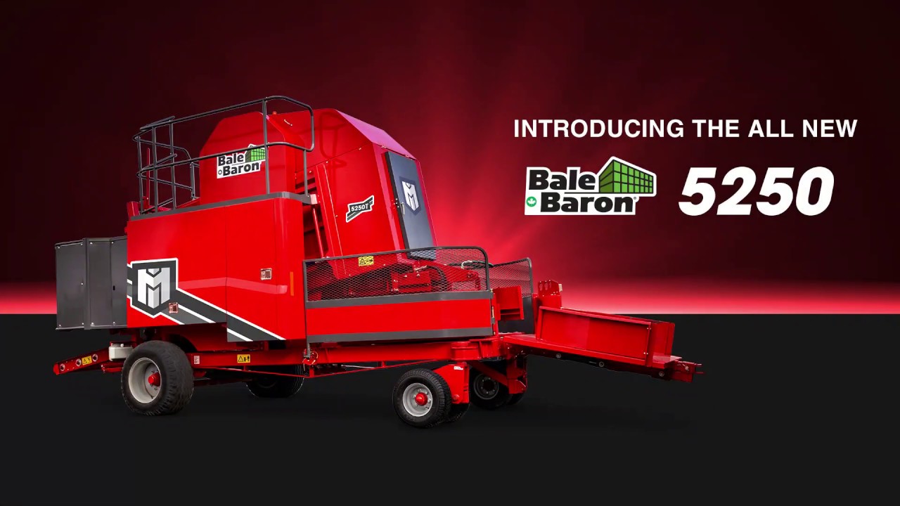 Bale Baron 5250 Live Product Launch Teaser - YouTube