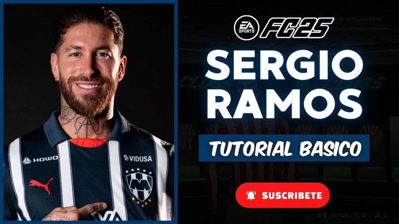 SERGIO RAMOS | EA FC25 | Rostro Cranium | MONTERREY | REAL MADRID | Tutorial BASICO - YouTube