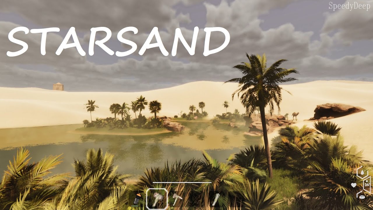 Starsand Demo part 1 - General gameplay, tool & weapon crafting, house ...