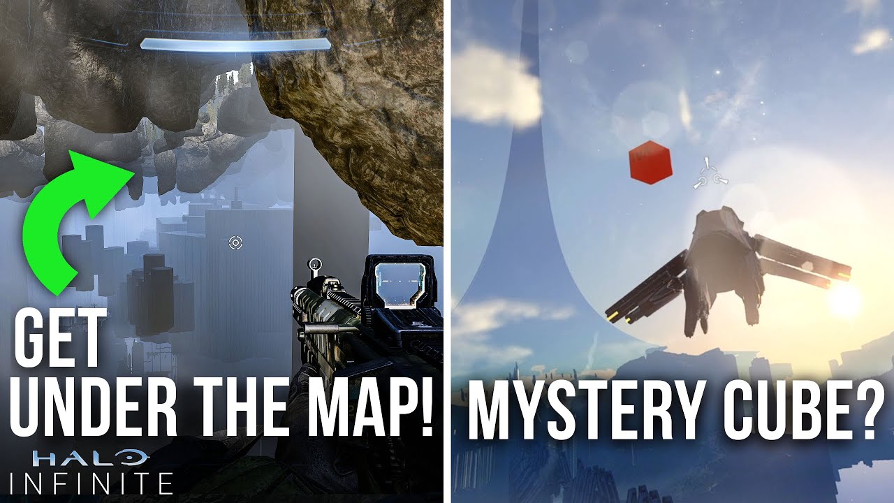 GET UNDER THE HALO INFINITE MAP!!! + Master Chief GRD Doll & Mystery ...