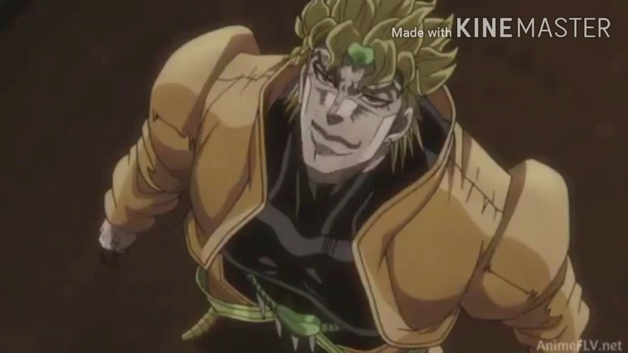 every time dio stops time but he erases it instead - YouTube