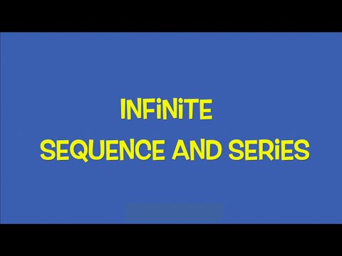 Ad Math | Infinite Sequence and Series