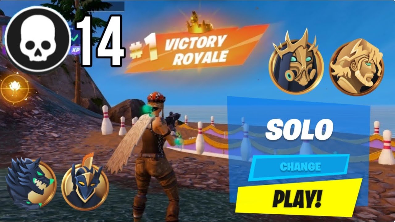 Renegade Raider 14 kills Solo Gameplay Win (NEW Fortnite Season 2 PS5 ...