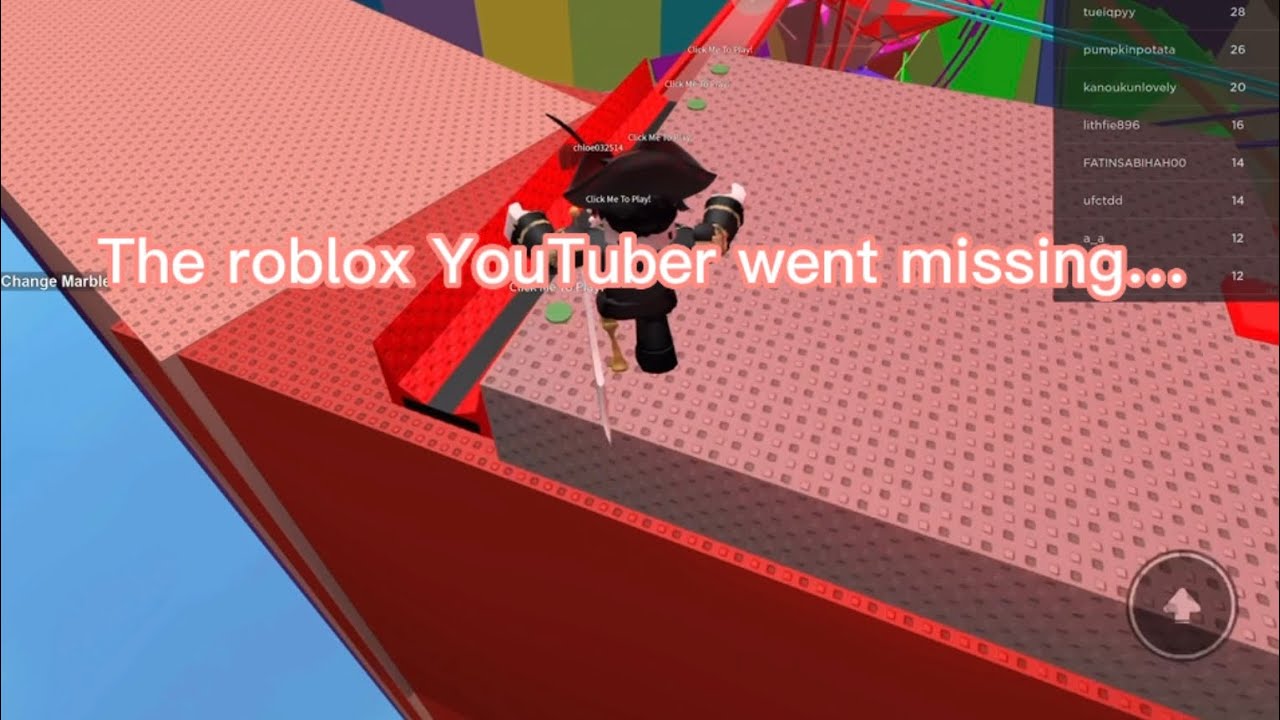 The MISSING roblox YouTuber - YouTube