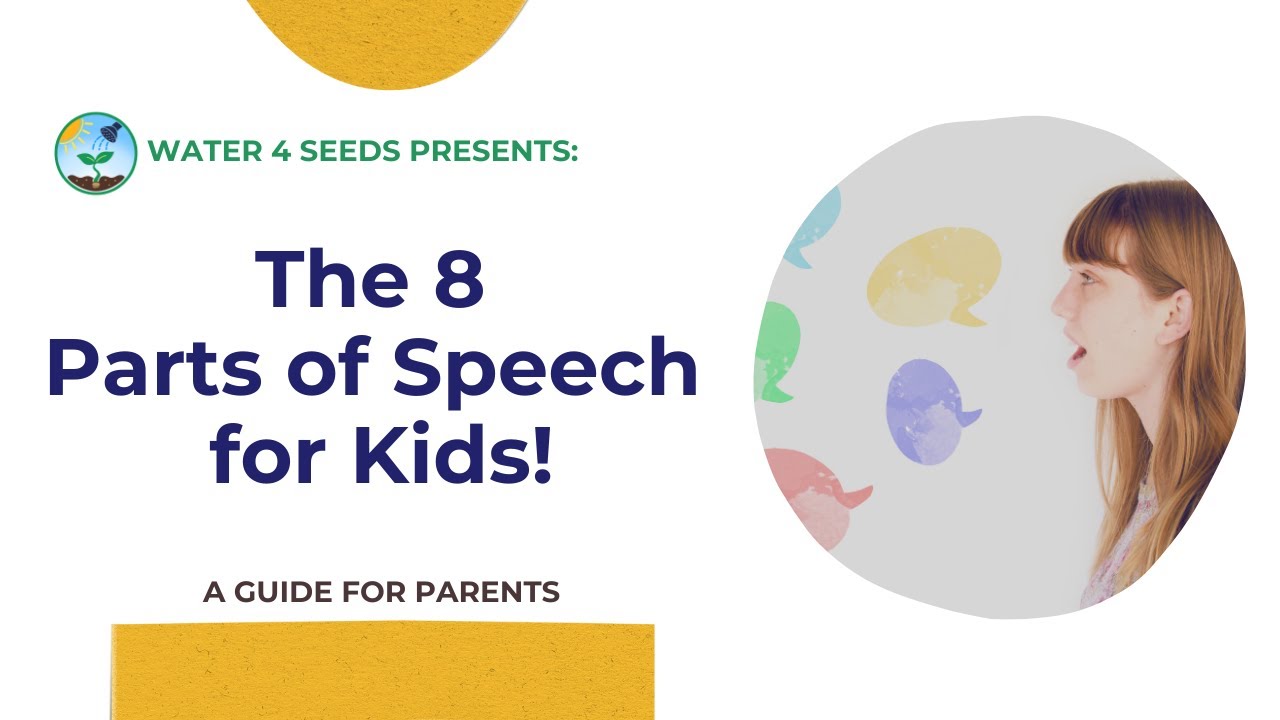 The 8 Parts of Speech for Kids! - YouTube