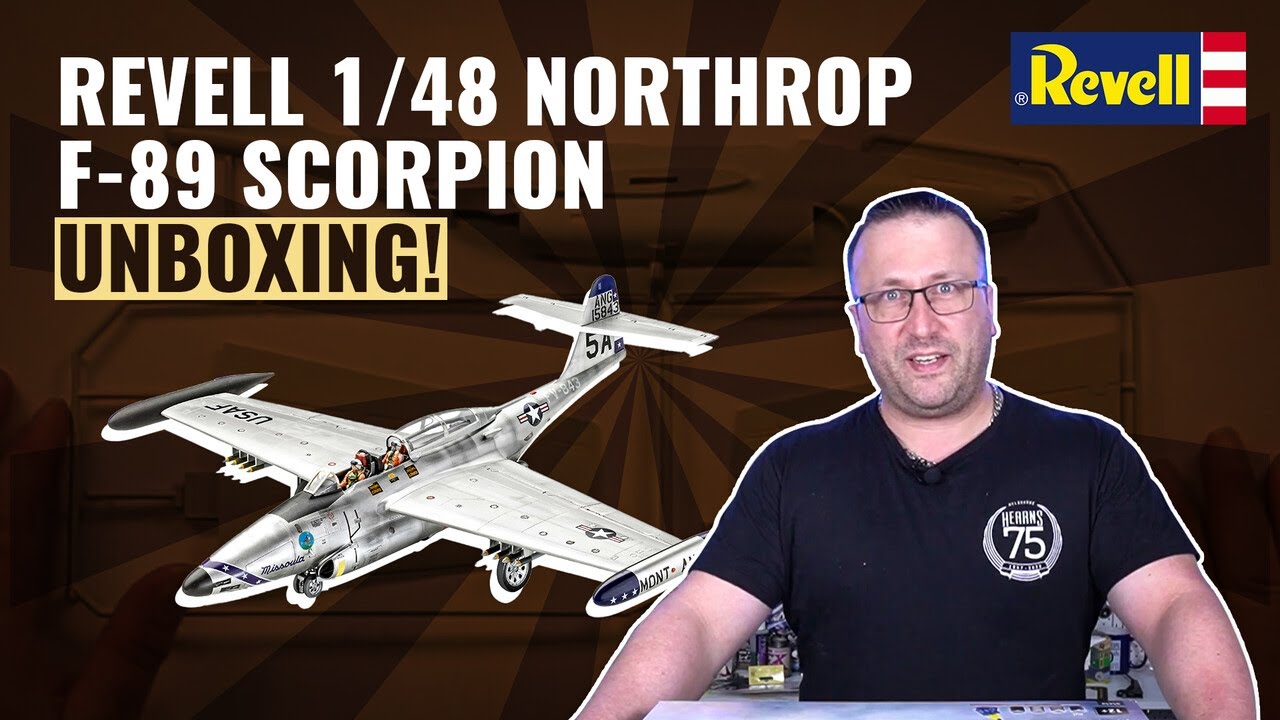 Revell 1/48 Northrop F-89 Scorpion | Model Kit Unboxing & Review | # ...