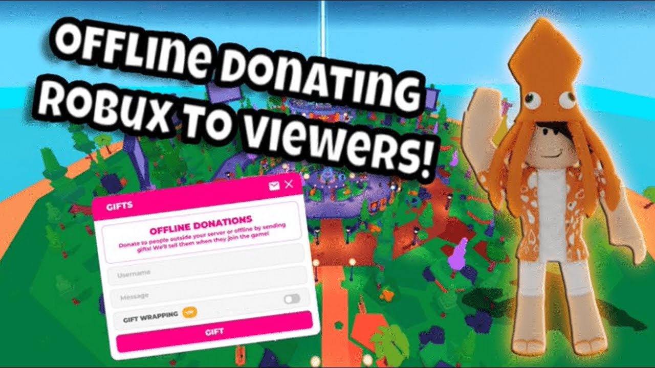 Donating Robux To Viewers! (PART 4) - YouTube