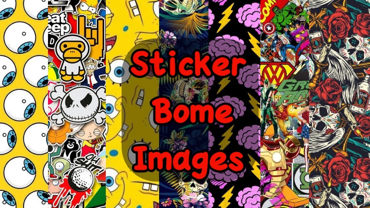 Top Best Sticker Bome Wallpapers For Android Or ios | Best Wallpaper ...