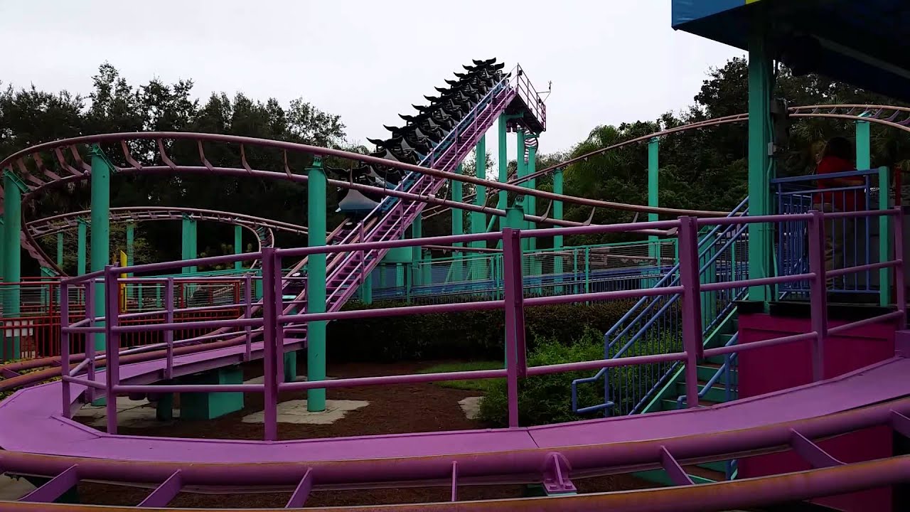 Shamu roller coaster @ Seaworld 12-31-14 - YouTube