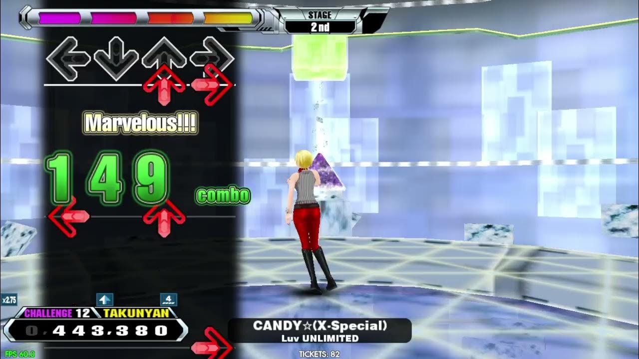 【DDR GRAND PRIX】CANDY☆(X-Special)【CHALLENGE】 - YouTube
