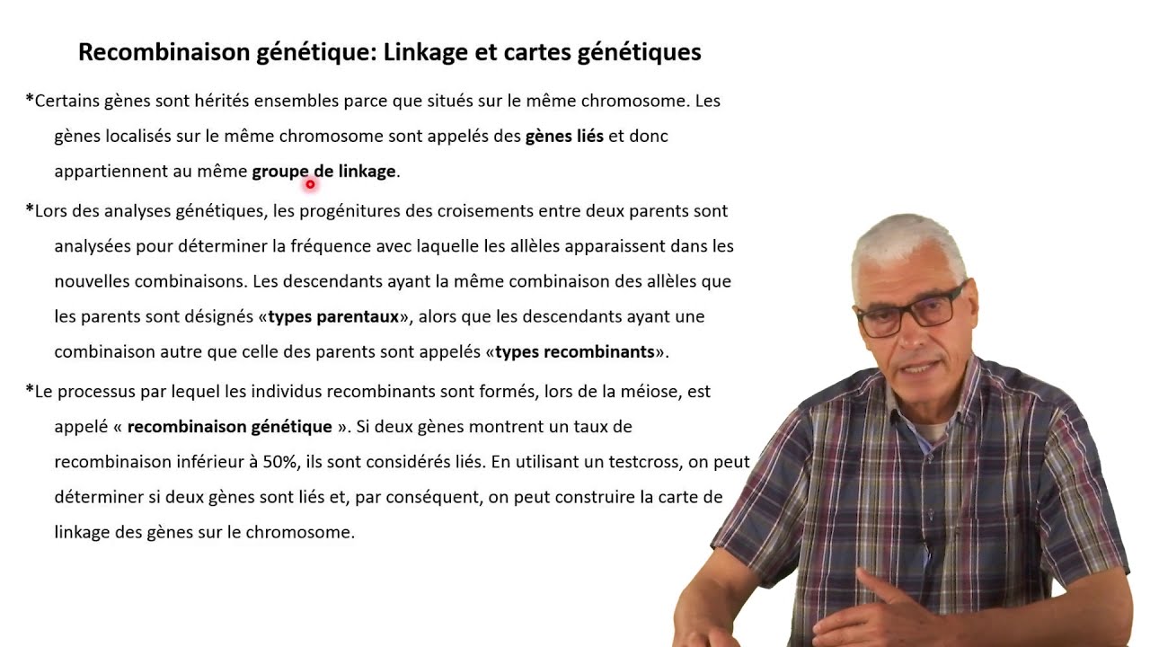 Cours N° 5: Génétique générale. V- Recombinaisons génétiques: Linkage ...